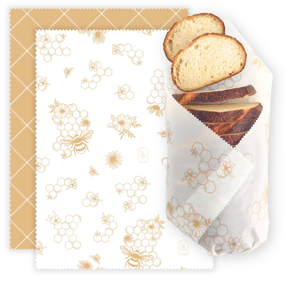 XL Beeswax Bread Wraps – Nectar & Nest